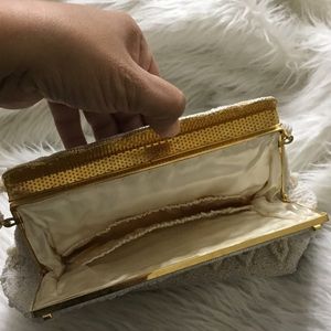 dimple | Bags | Vintage White Beaded Purse | Poshmark